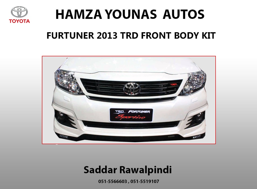 703-FORTUNER 13 B [FRONT BUMPER EXTENSION FORTUNER 2013 BLACK] | H Y A ...